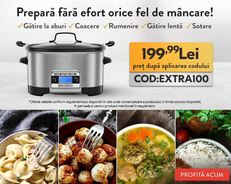 Crock-Pot Romania: Gătești sănătos fără supraveghere