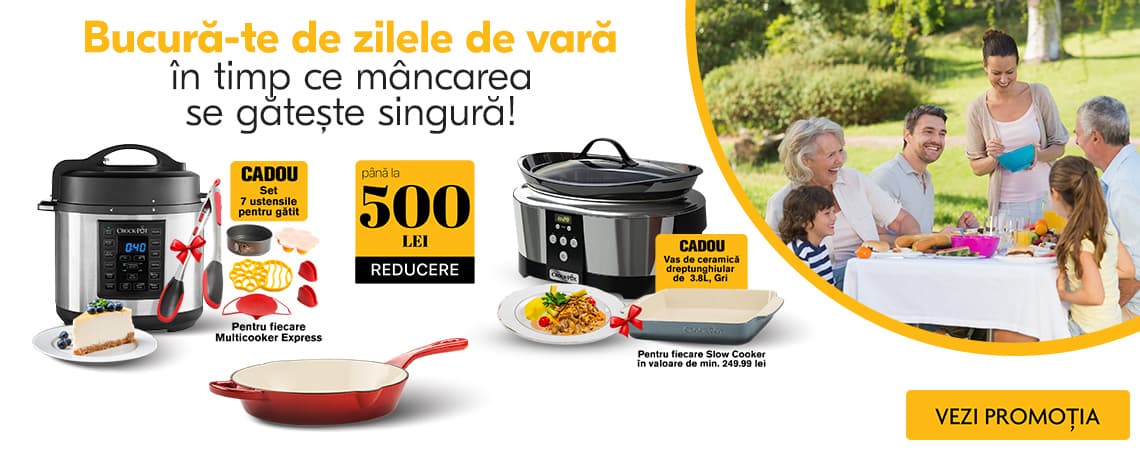 Crock-Pot Romania: Gătești sănătos fără supraveghere