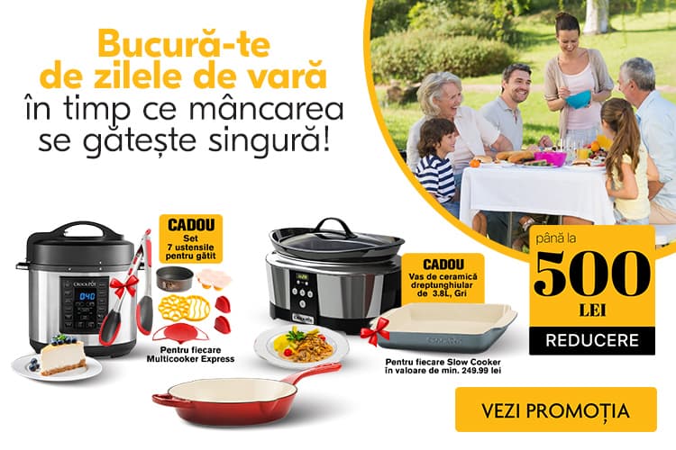 Crock-Pot Romania: Gătești sănătos fără supraveghere