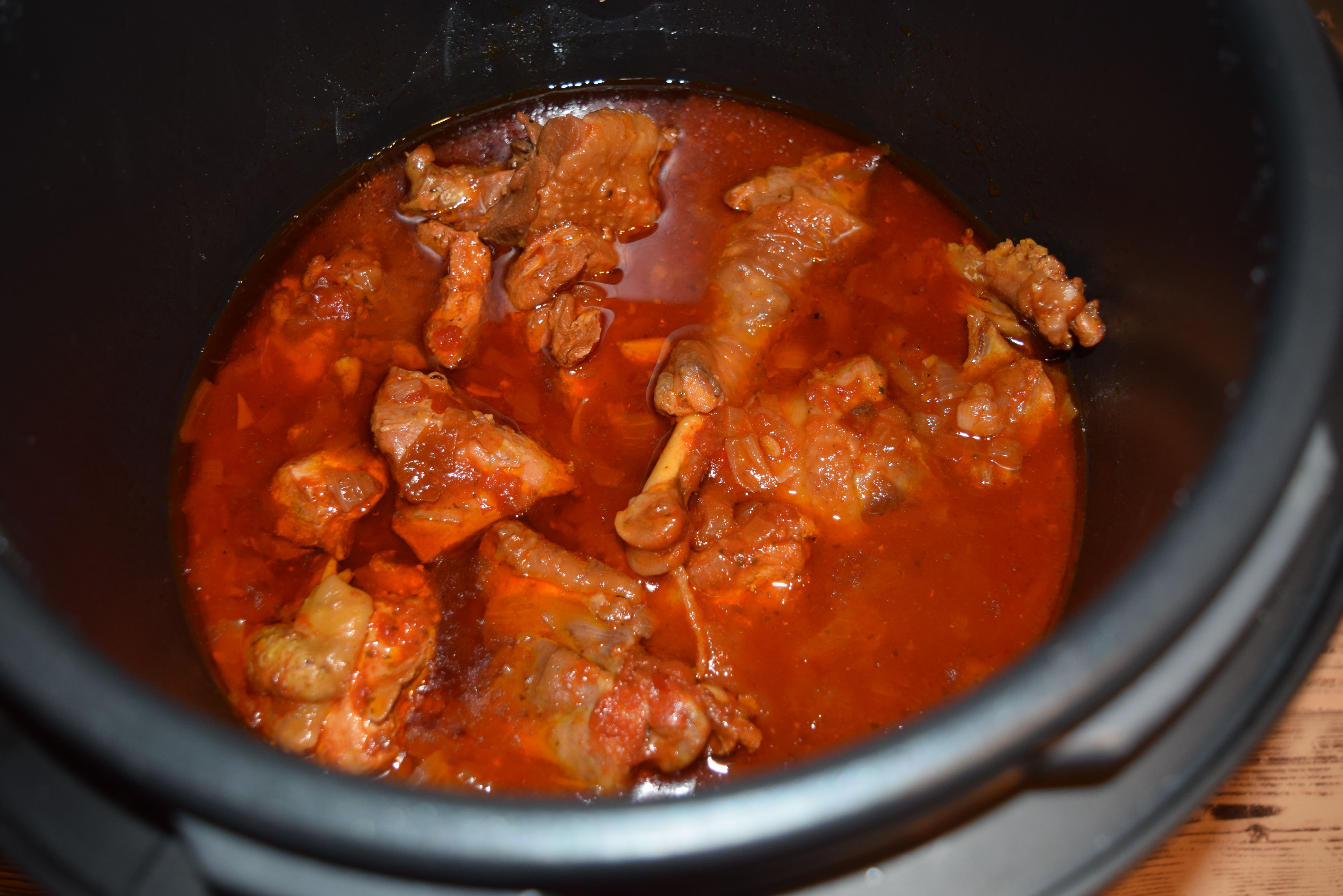 Ostropel de pui la Multicooker Crock-Pot Express cu gatire sub presiune ...