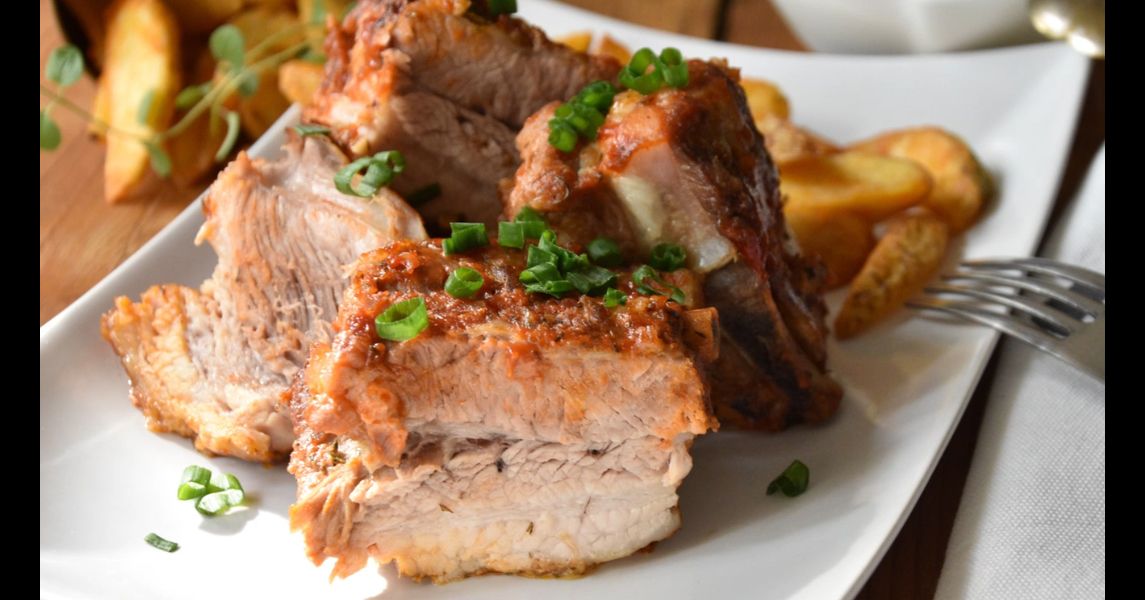 Rețetă coaste de porc fragede by Rețeta Video