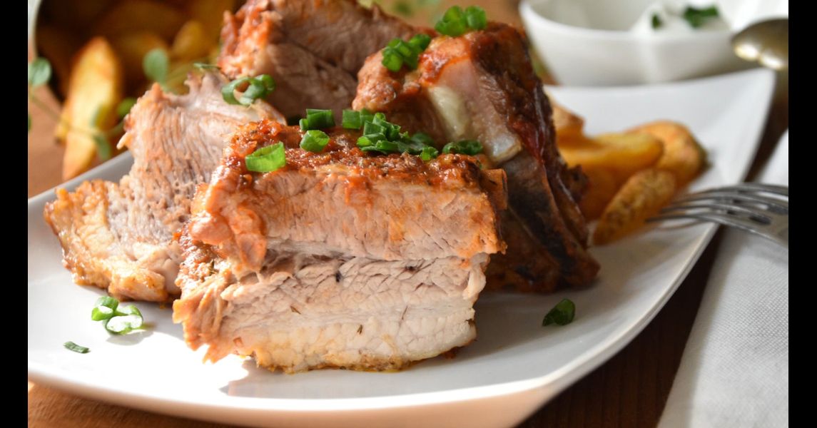 Rețetă coaste de porc fragede by Rețeta Video