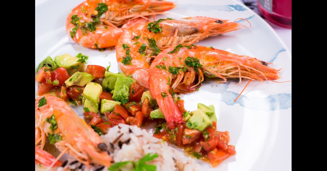 Reteta - Creveti picanti cu orez salbatic