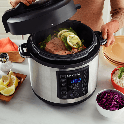Express Multicooker cu gătire sub presiune Crock-Pot, 5.6L, 8 setări ...
